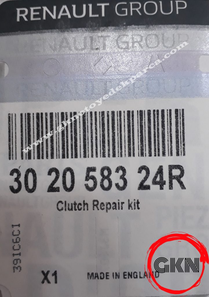 DEBRİYAJ SETİ BASKI BALATA 1.5 DCİ (K9K) RENAULT CLİO II CLİO III CLİO ...