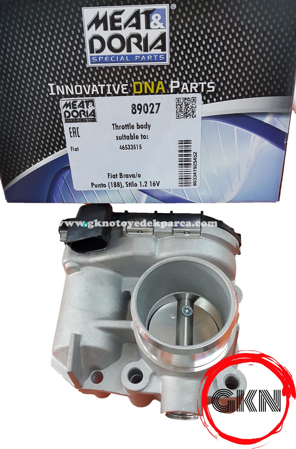 BOĞAZ GAZ KELEBEĞİ STİLO ALBEA PALİO 1.2 16V 89027 46533515 « GKN OTO ...
