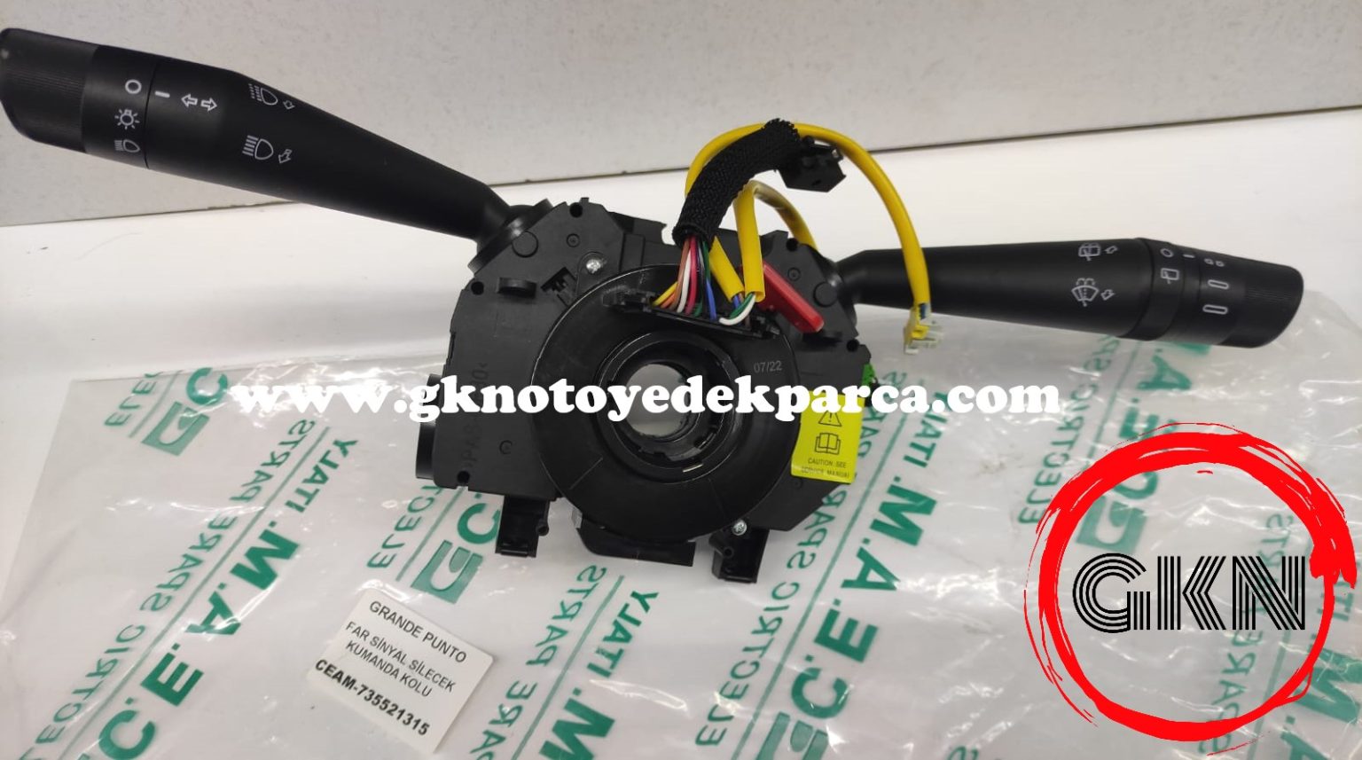FAR SİNYAL SİLECEK KUMANDA KOLU GRANDEPUNTO 735521315 / 735471936 ...