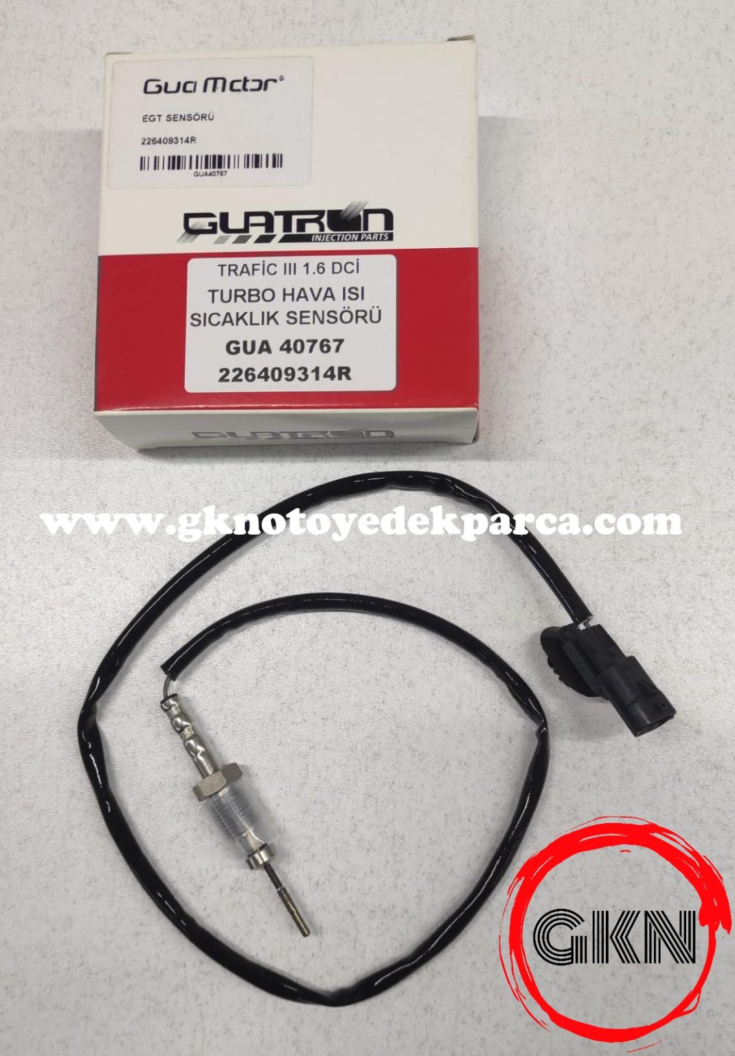 TURBO HAVA ISI SICAKLIK SENSÖRÜ TRAFİC III 1.6 DCİ GUA 40767 ...