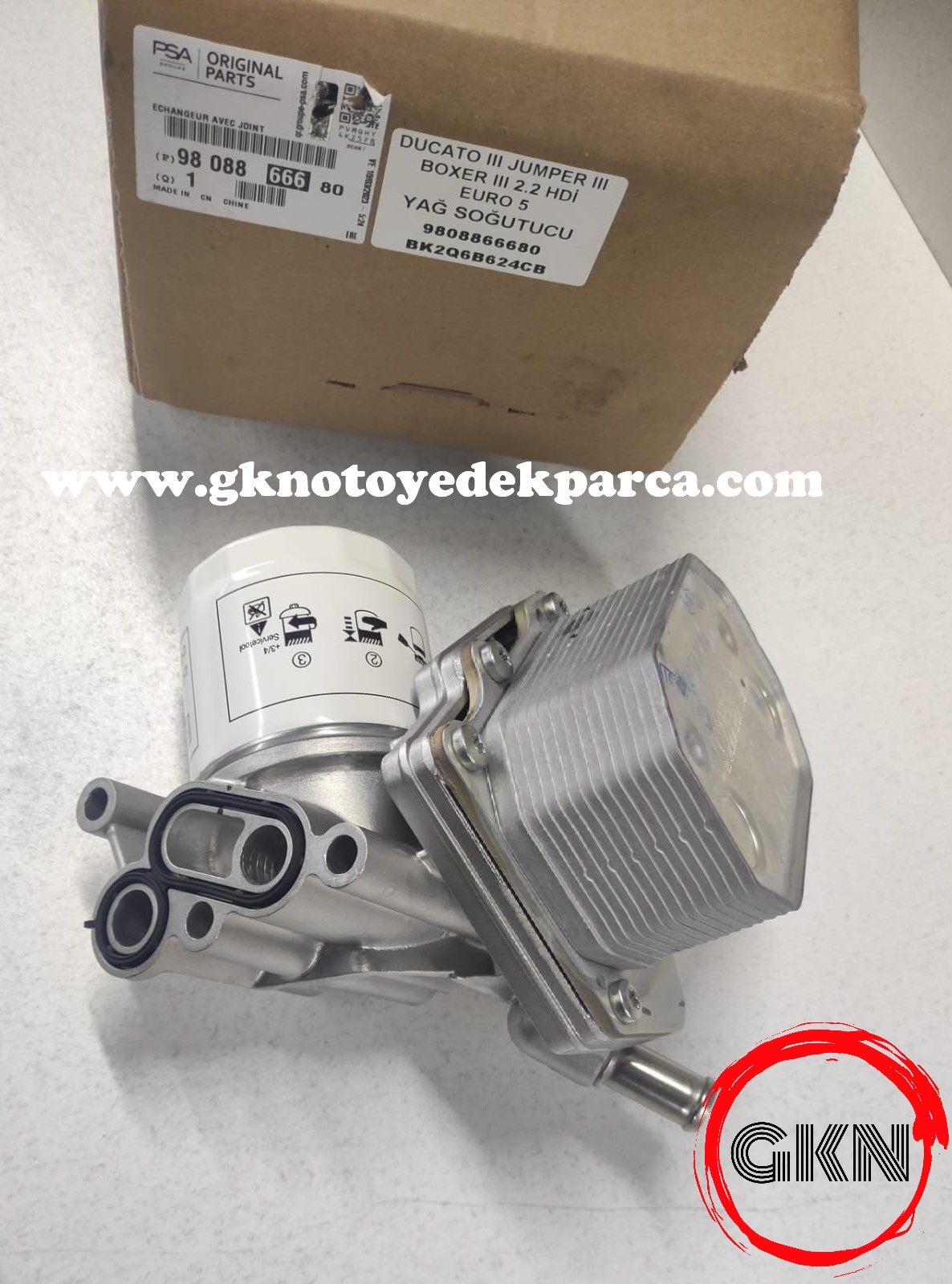 YAĞ SOĞUTUCU DUCATO III JUMPER III BOXER III 2.2 HDİ EURO 5 ...