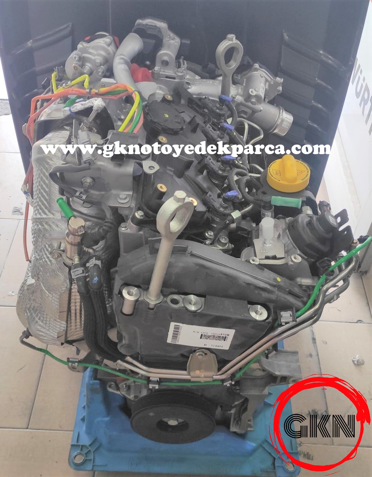 KOMPLE FULL DOLU MOTOR MEGANE IV KADJAR K9K 872 AD BLUE EURO 6 « GKN ...