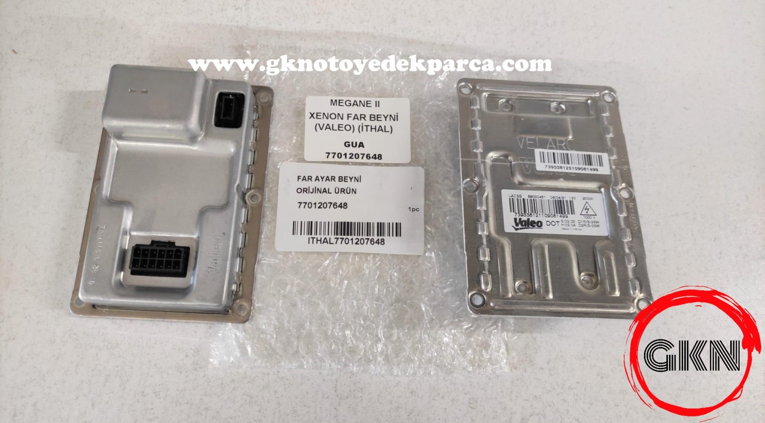 XENON FAR BEYNİ (VALEO) (İTHAL) MEGANE II 7701207648 « GKN OTO YEDEK PARÇA