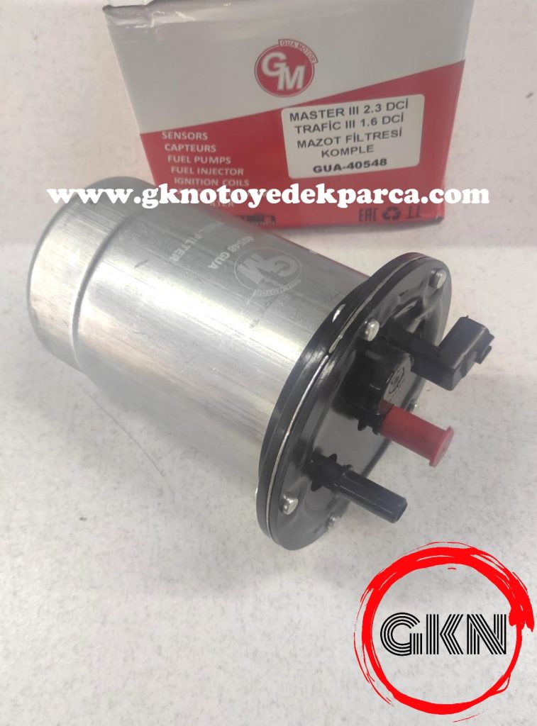 MAZOT FİLTRESİ KOMPLE MASTER III 2.3 DCİ TRAFİC III 1.6 DCİ GUA-40548 ...