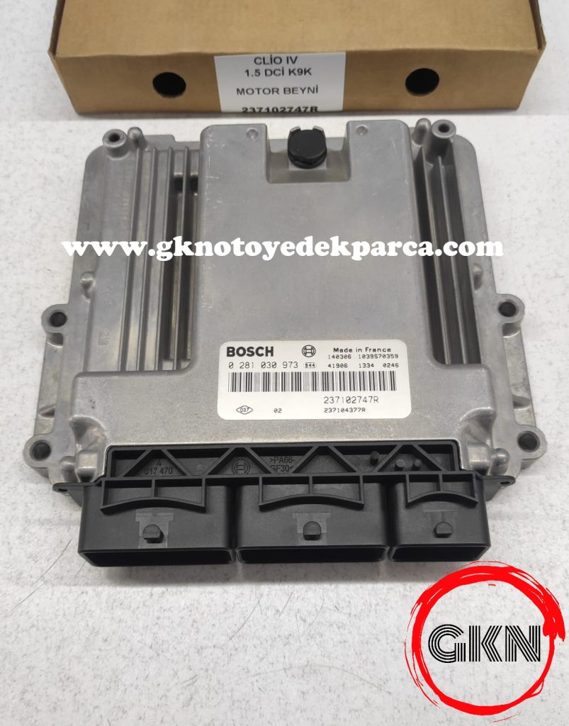 MOTOR (ENJEKSİYON) BEYNİ CLIO IV 1.5 DCİ K9K 237102747R / 0281030973 ...