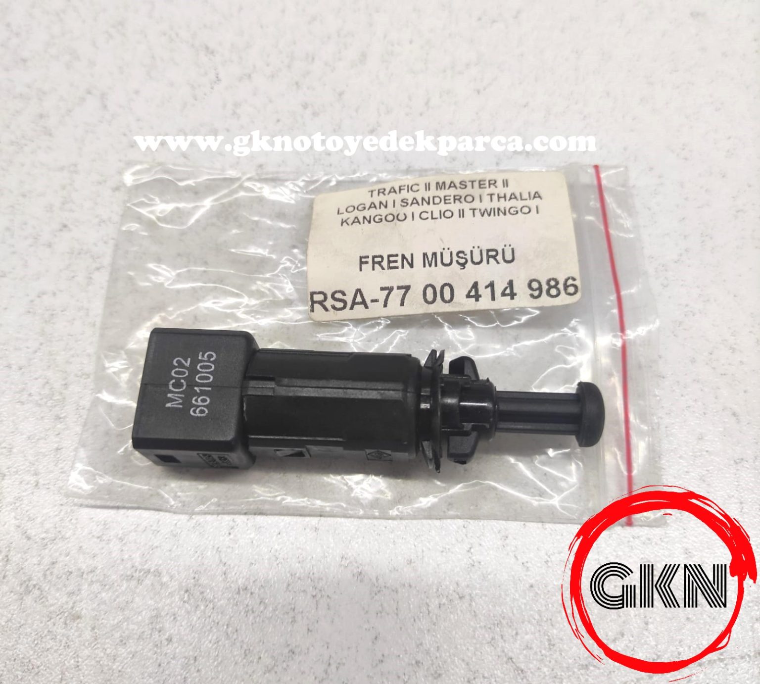 FREN STOP MÜŞÜRÜ SİYAH (2 FİŞ) MASTER MOVANO VİVARO CLİO II KANGO ...