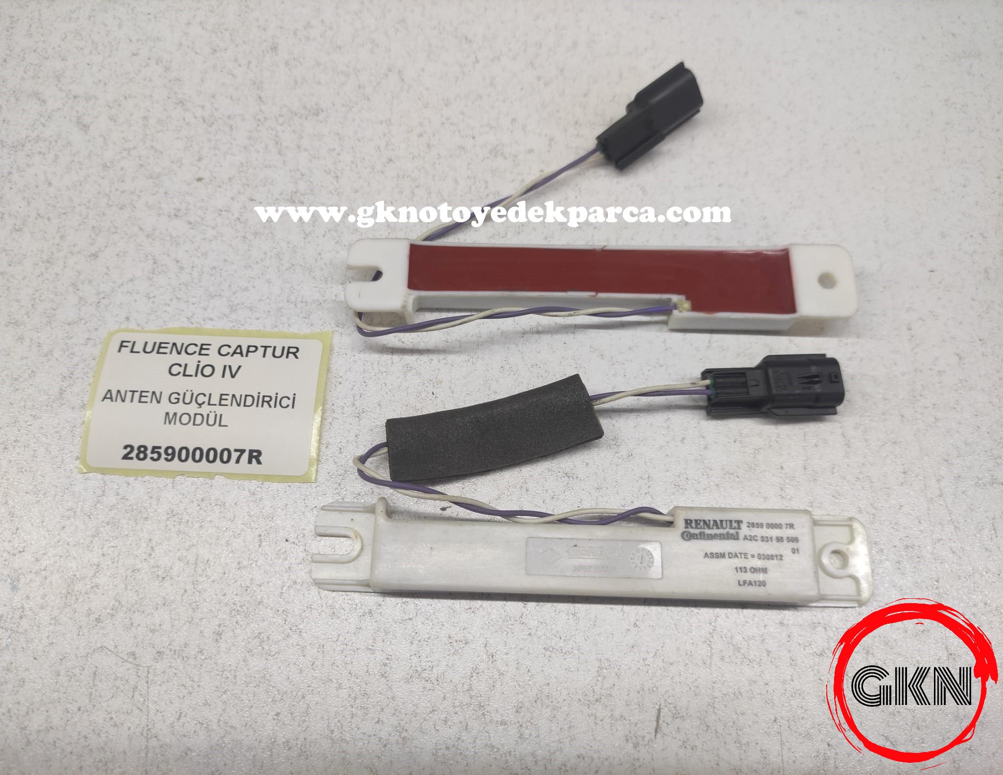 ANTEN GÜÇLENDİRİCİ MODÜL FLUENCE CAPTUR CLİO IV 285900007R « GKN OTO ...
