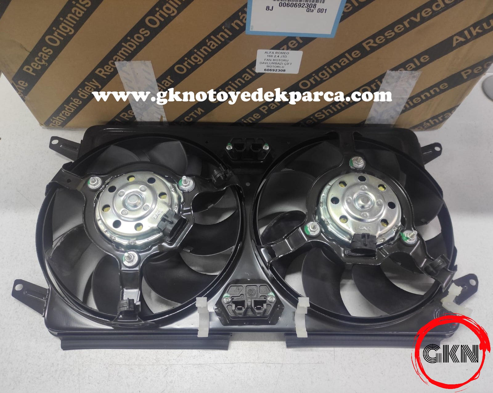 FAN MOTORU DAVLUMBAZI ÇİFT MOTORLU ALFA ROMEO 166 2.4 JTD 60692308 ...