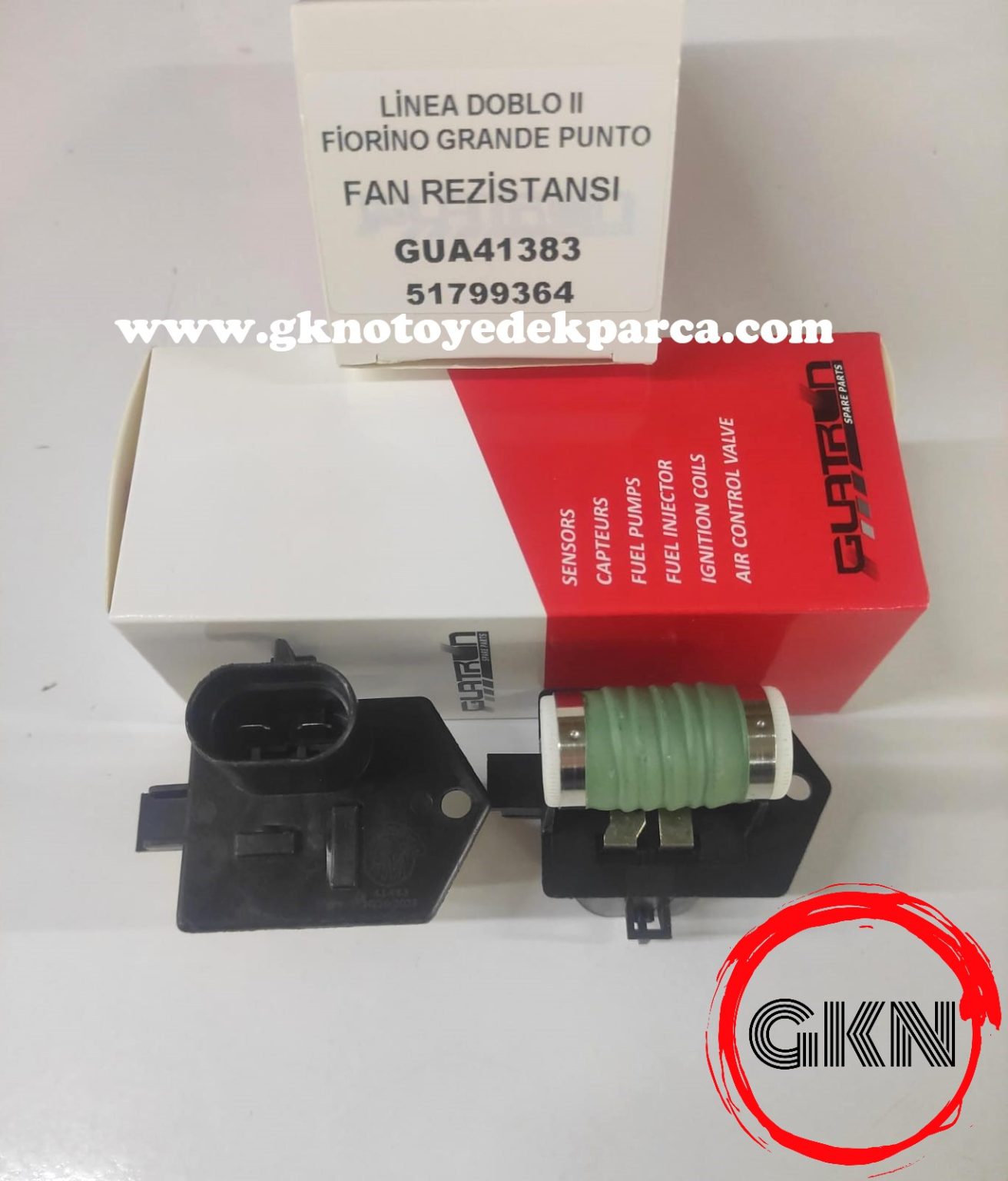 FAN REZİSTANSI LİNEA DOBLO II FİORİNO GRANDE PUNTO GUA 41383 / 51799364 ...