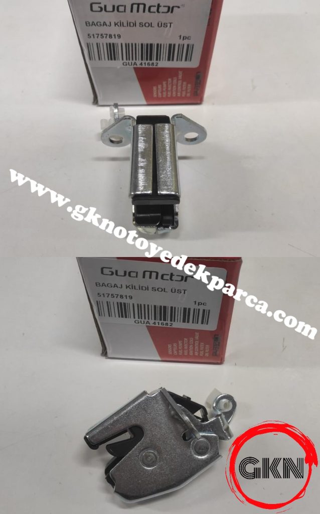 BAGAJ KİLİDİ SOL ÜST DOBLO 01-09 (ÇİFT KAPI) GUA 41682 / 51757819 « GKN ...