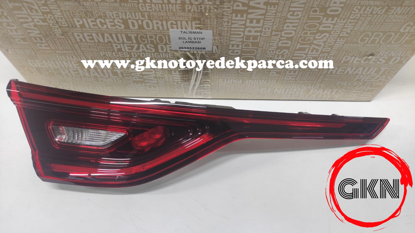 SOL İÇ STOP LAMBASI TALİSMAN TOUCH 265552260R « GKN OTO YEDEK PARÇA