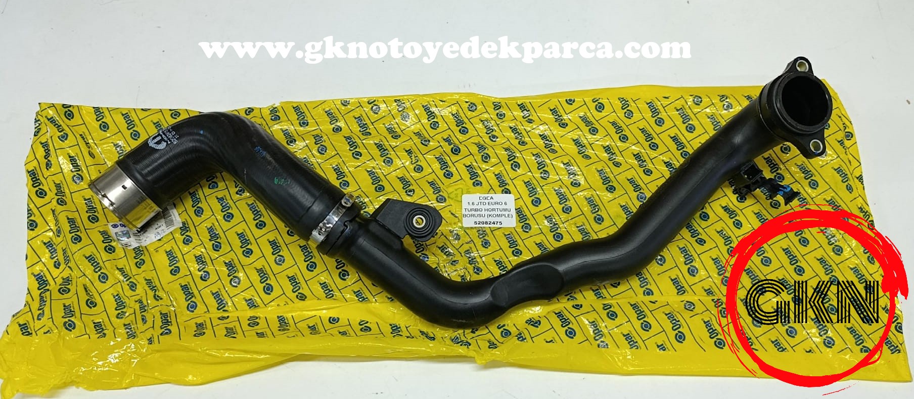 TURBO HORTUMU BORUSU (KOMPLE) EGEA 1.6 JTD EURO 6 / 52082475 « GKN OTO ...