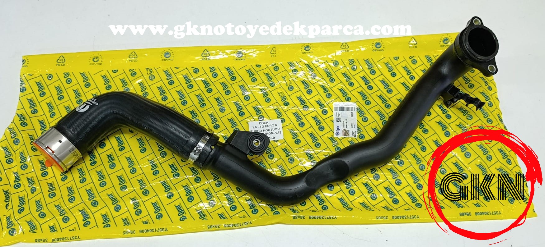 TURBO HORTUMU BORUSU (KOMPLE) EGEA 1.6 JTD EURO 6 / 52257360 « GKN OTO ...