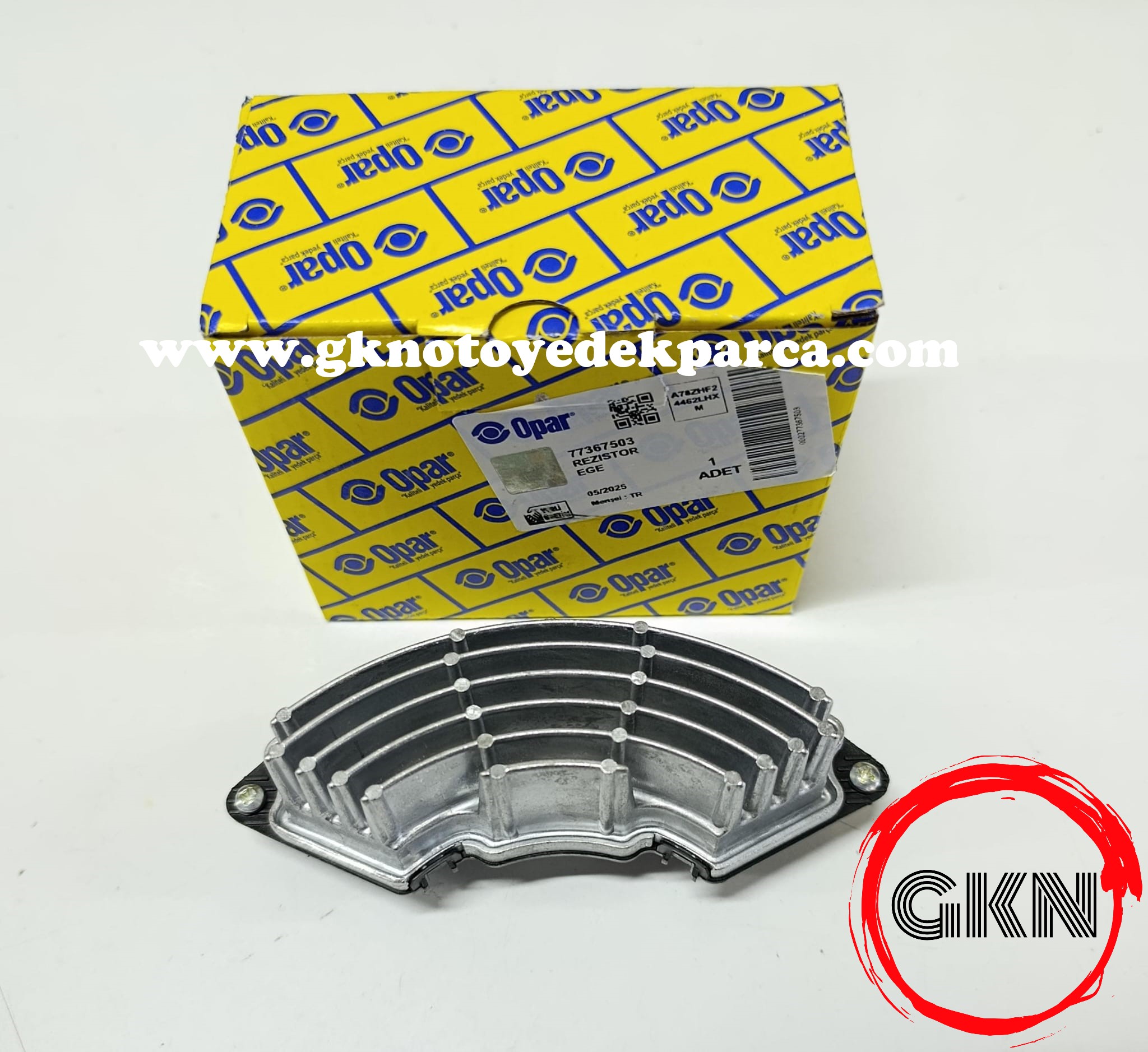 KALORİFER REZİSTANSI (REZİSTÖR) EGEA LİNEA GRANDE PUNTO 77367503 « GKN ...