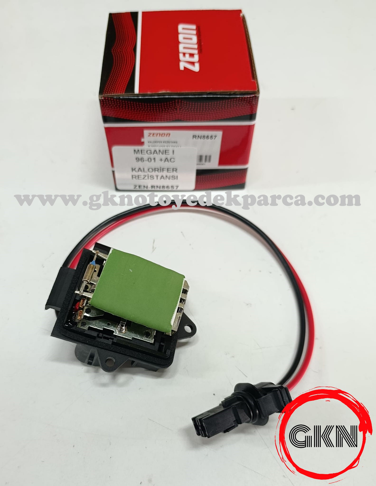 KALORİFER REZİSTANSI MEGANE I 96-01 +AC ZEN-RN8657 / 7701046061 « GKN ...