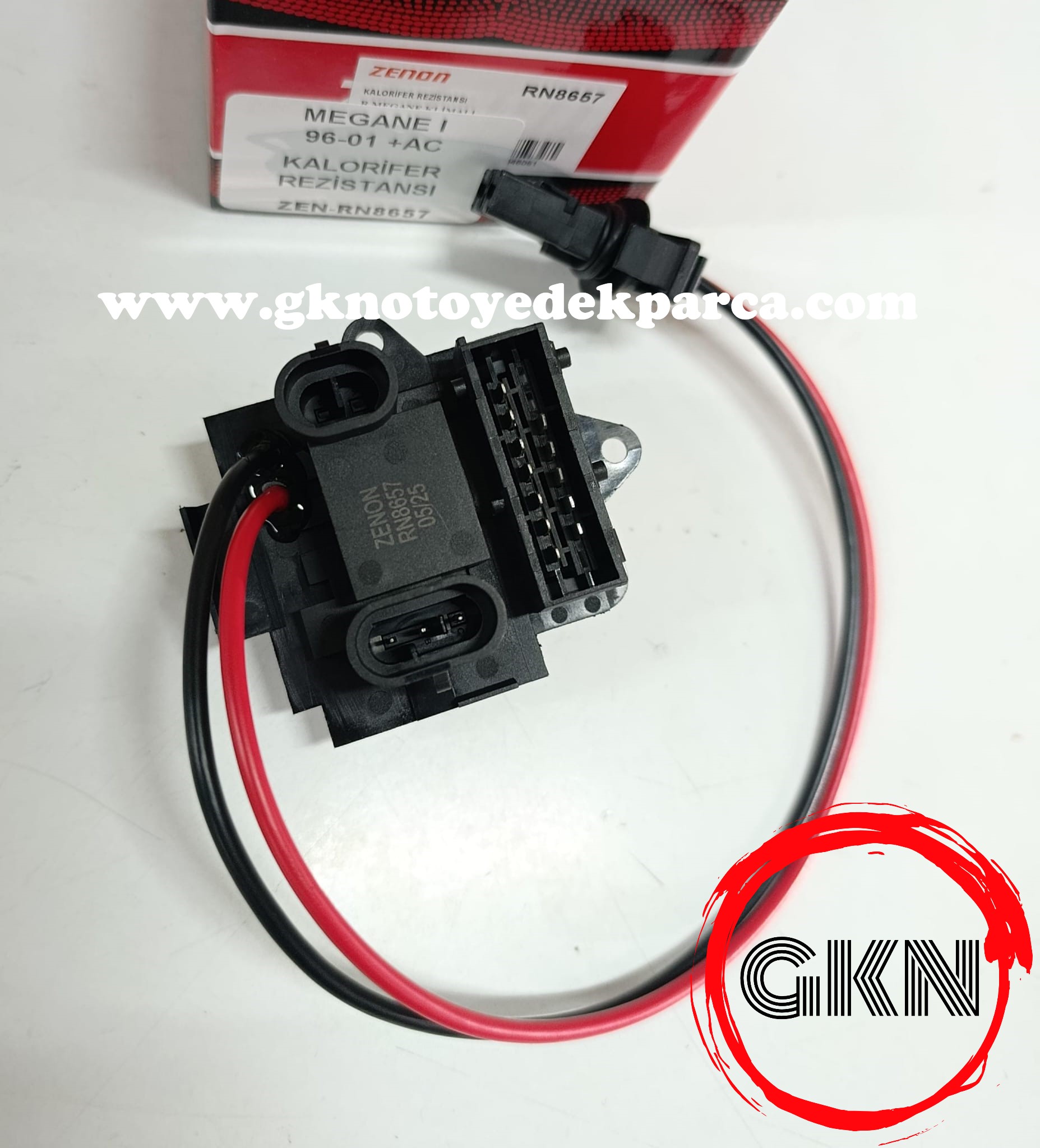 KALORİFER REZİSTANSI MEGANE I 96-01 +AC ZEN-RN8657 / 7701046061 « GKN ...