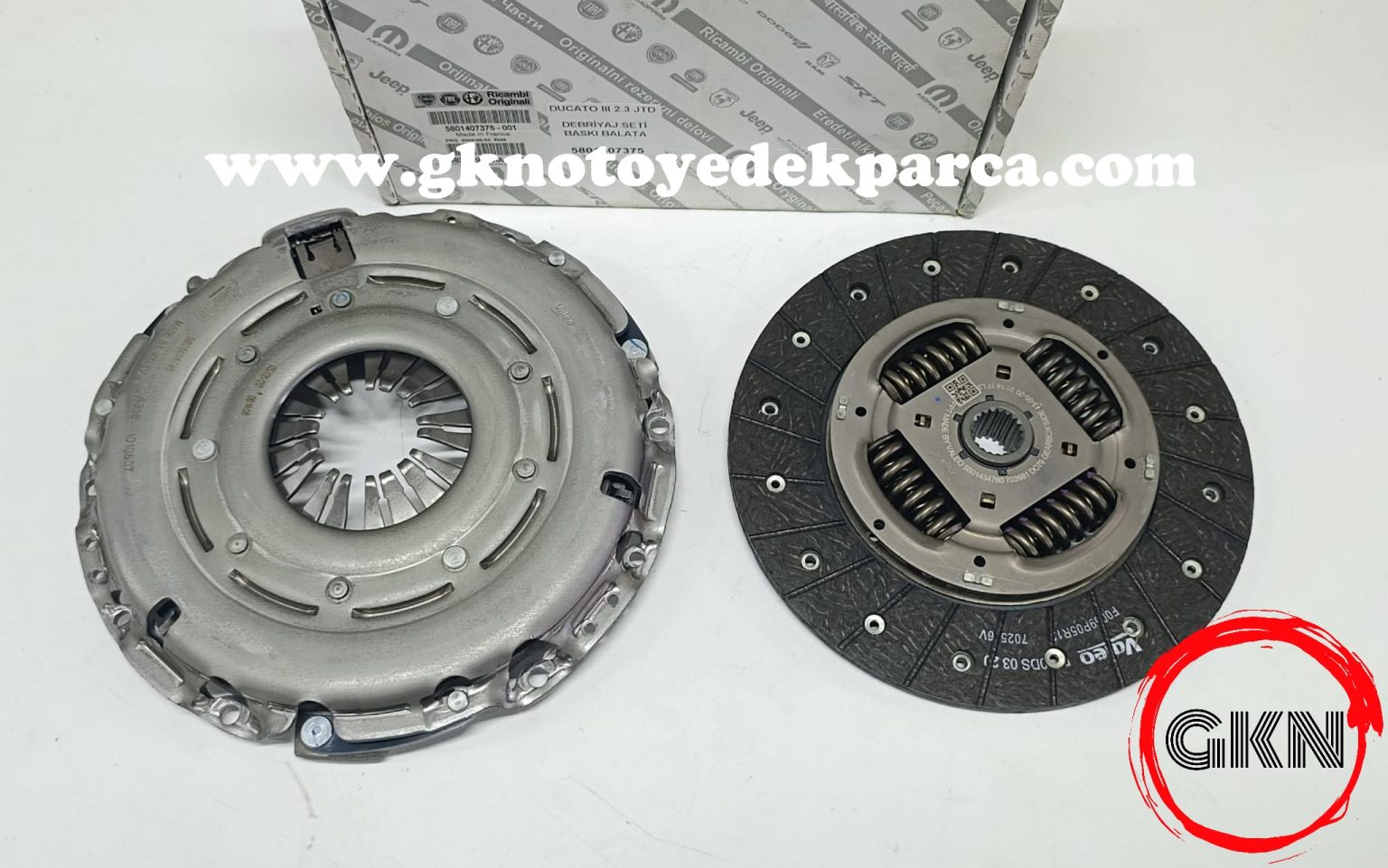 DEBRİYAJ SETİ BASKI BALATA DUCATO III 2.3 JTD 5801407375 « GKN OTO ...